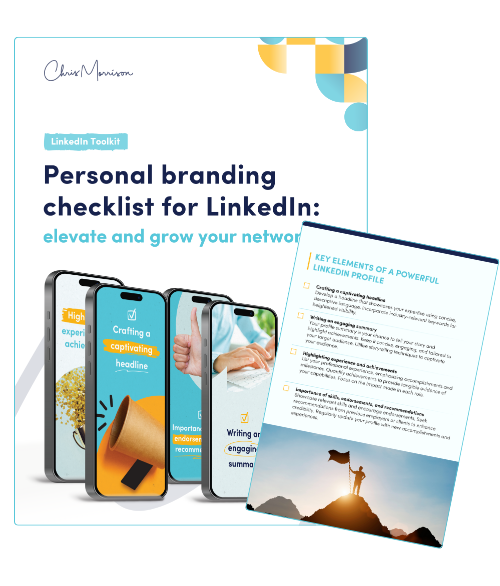 Your personal brand for LinkedIn checklist